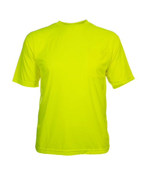 High Visibility Yellow Shirt: 100BNTLM – Reflective Apparel Inc