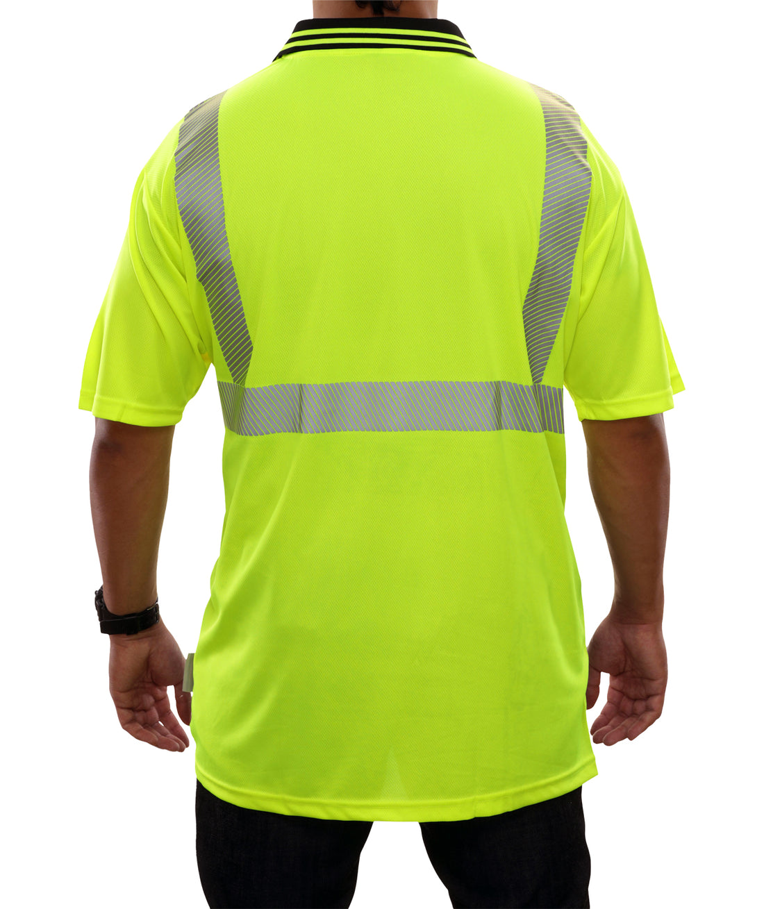Lime High Visibility Polo Shirt: 302CTLB – Reflective Apparel Inc