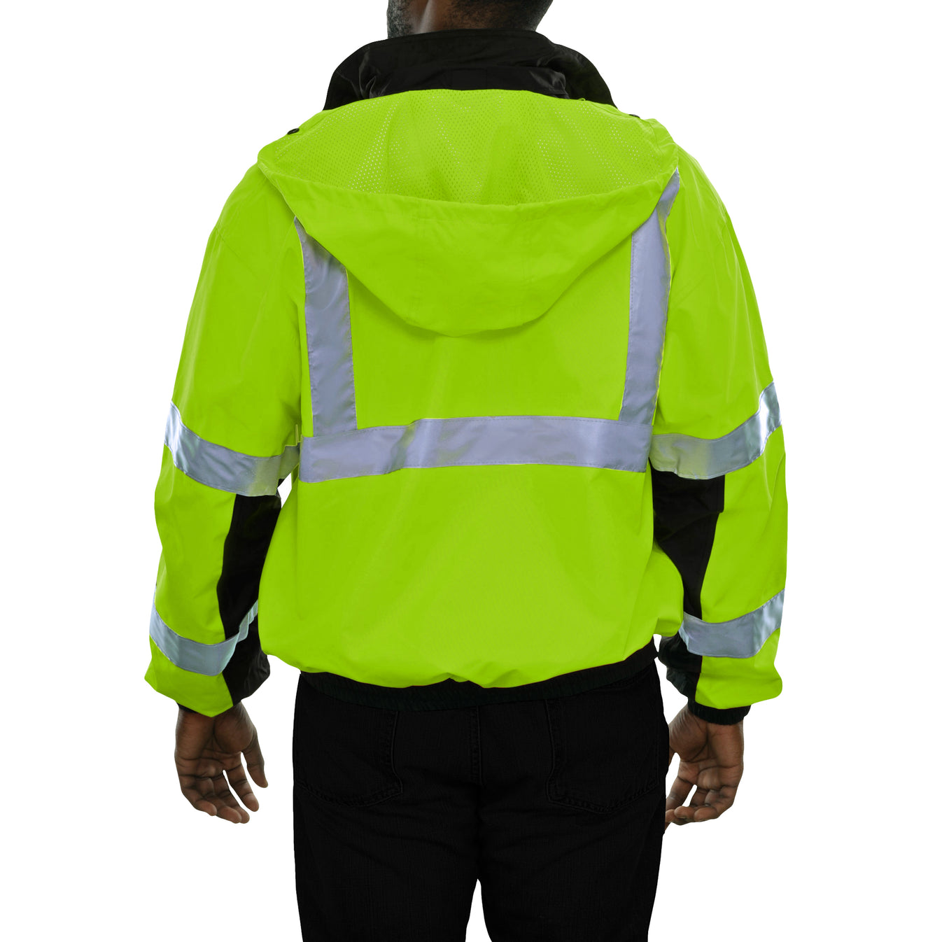Hi-Vis Breathable Bomber Jacket: 412STLB – Reflective Apparel Inc