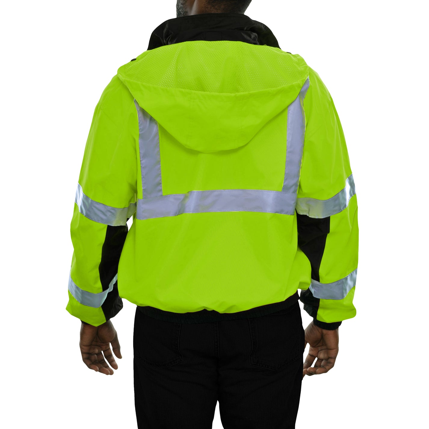 Hi-Vis Breathable Bomber Jacket: 412STLB – Reflective Apparel Inc